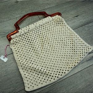 Vintage | Bags | Vintage Handmade 7s Knit Bag | Poshmark